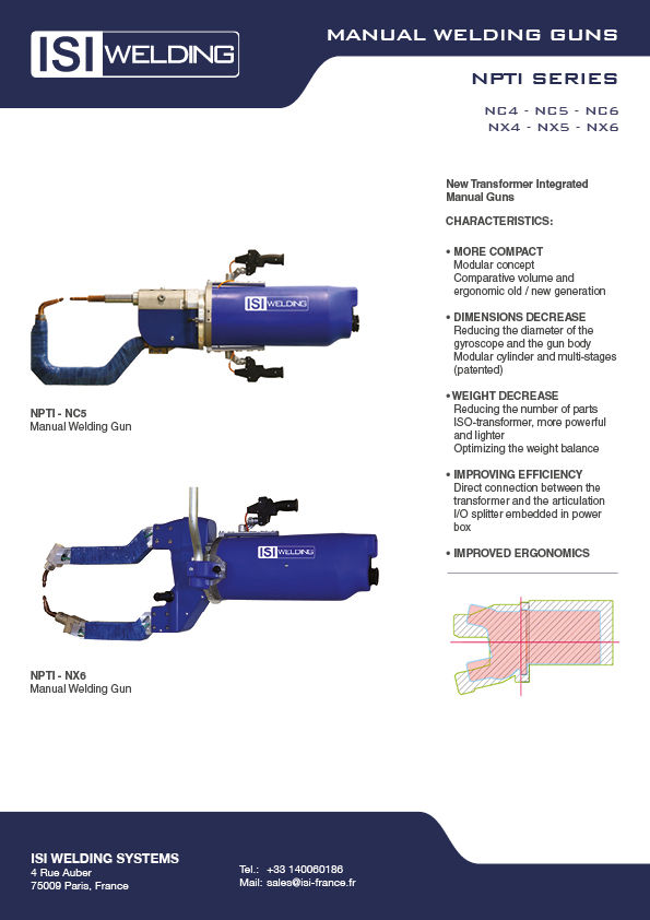 Products: Manual Welding Guns | Welding Products & Systems